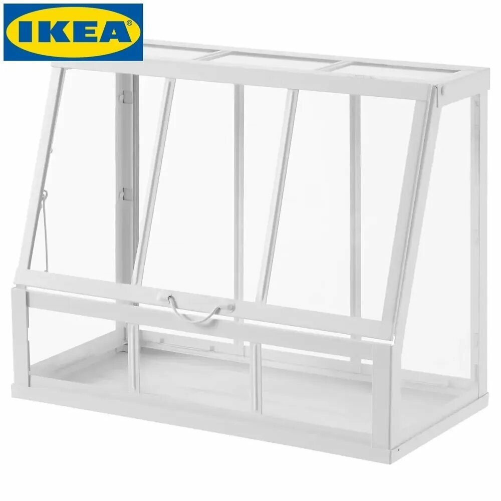 IKEA Теплица прямостенная AKERBAR 0.45х0.22х0.35м, Сталь
