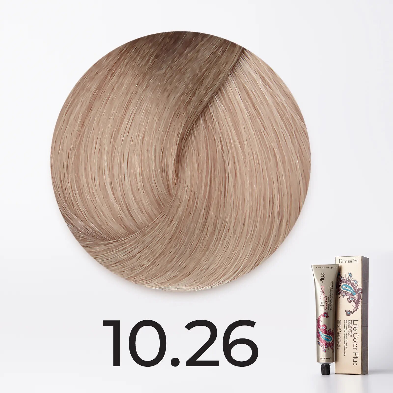 FarmaVita Краситель для волос Life Color Plus 10.26 Платиновый блондин красный ирис, 100 мл