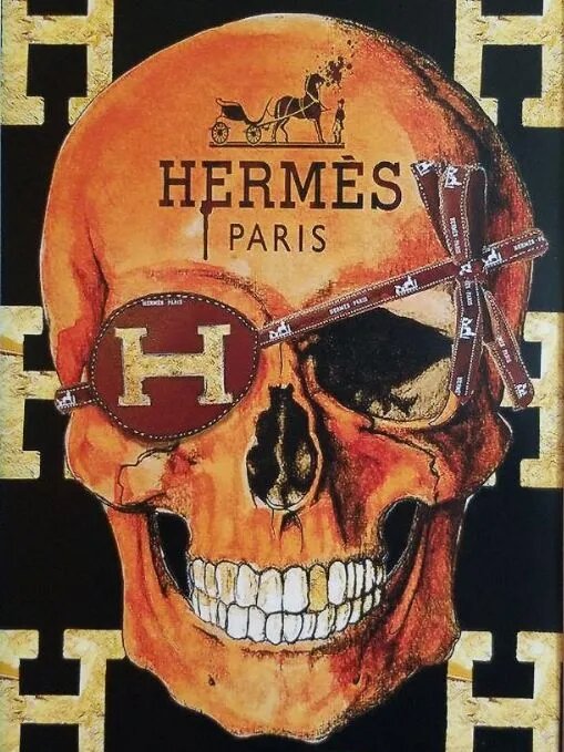 Алмазная Картина "Золотой Череп" 5D Круглый Бриллиант 40х50 См Алмазная Вышивка / Картина Стразами Подарков