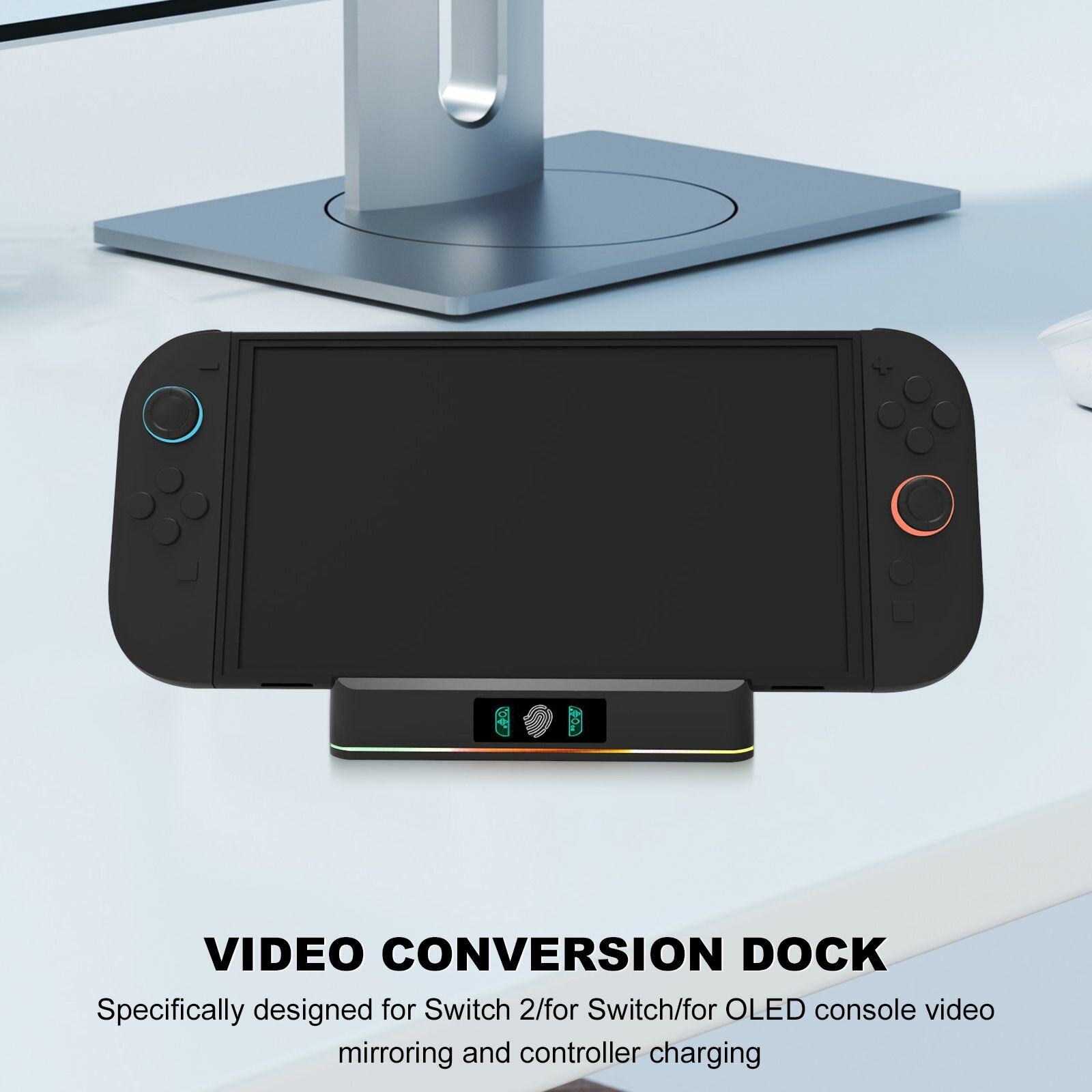 Док-станция для телевизора Nintendo Switch2, портативная док-станция для телевизора Switch/OLED