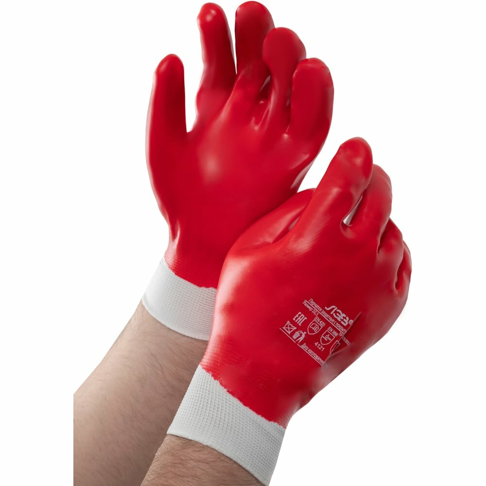 Маслобензостойкие перчатки Gigant Гранат