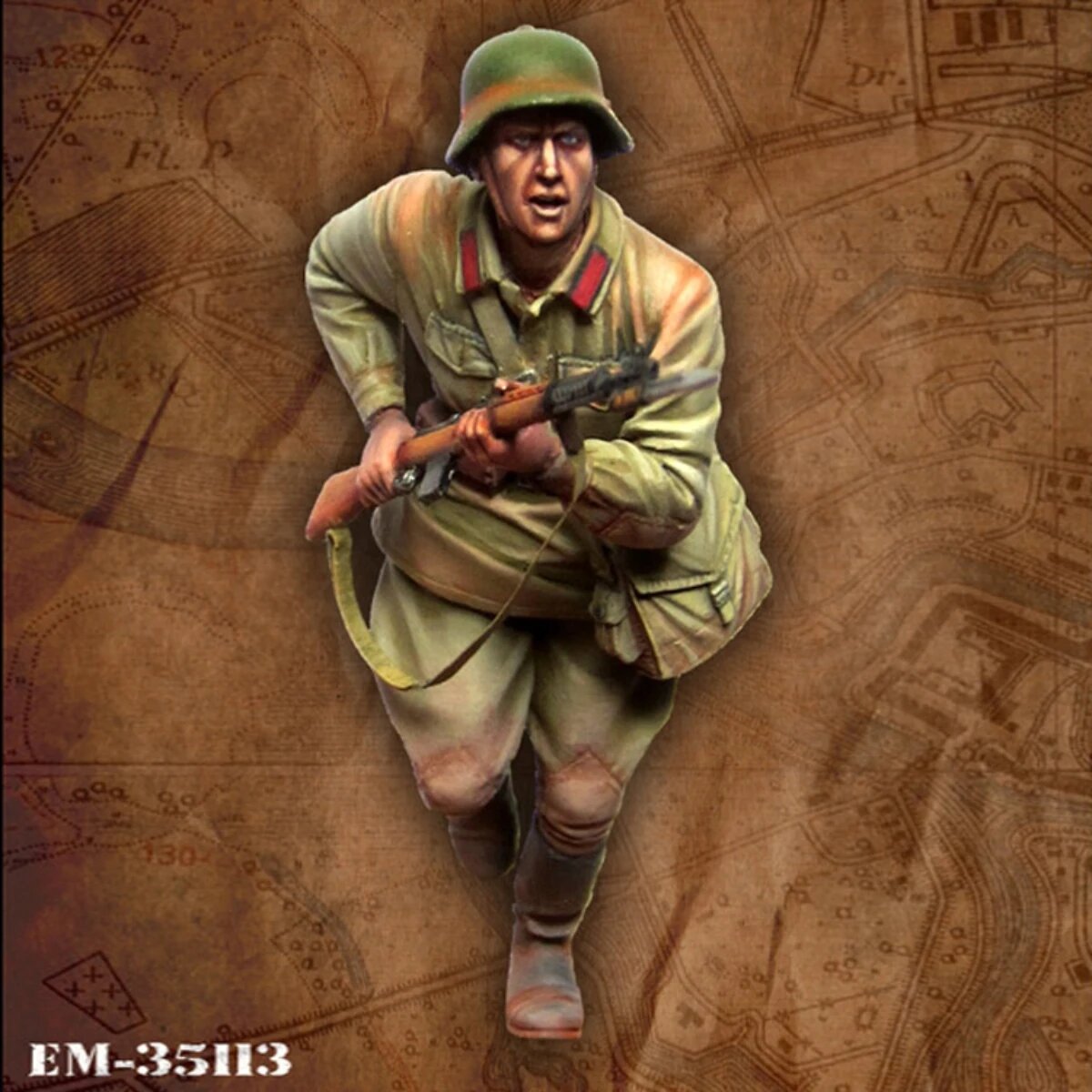 Модель солдата из резины 1/35 GK - советский стрелок