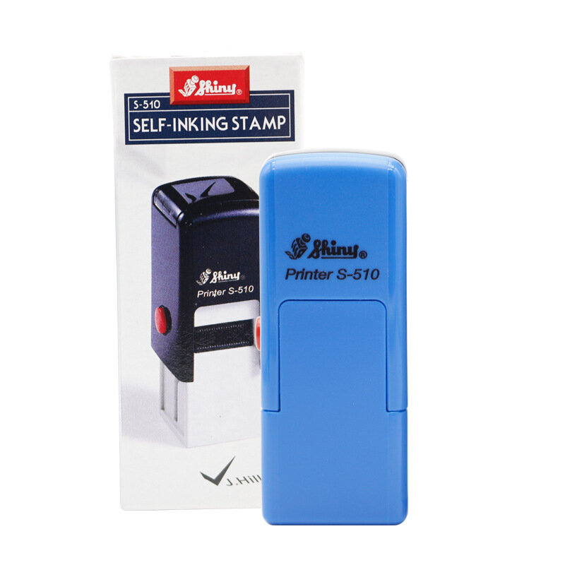 Штамп с подписью и номером должности врача, персонализированный штамп QCPass, позиция, номер должности, самозаправляющийся штамп New Force S-510