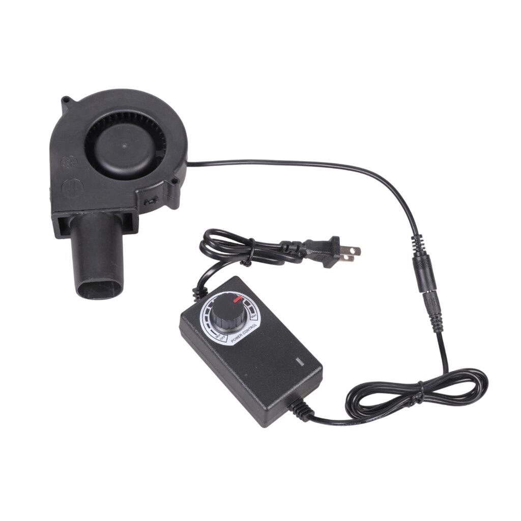 Стандартный для США Мощный вентилятор с изменяемой скоростью вращения 12V 2.7A для барбекю на открытом воздухе, Грилей, кемпингов и систем вентиляции