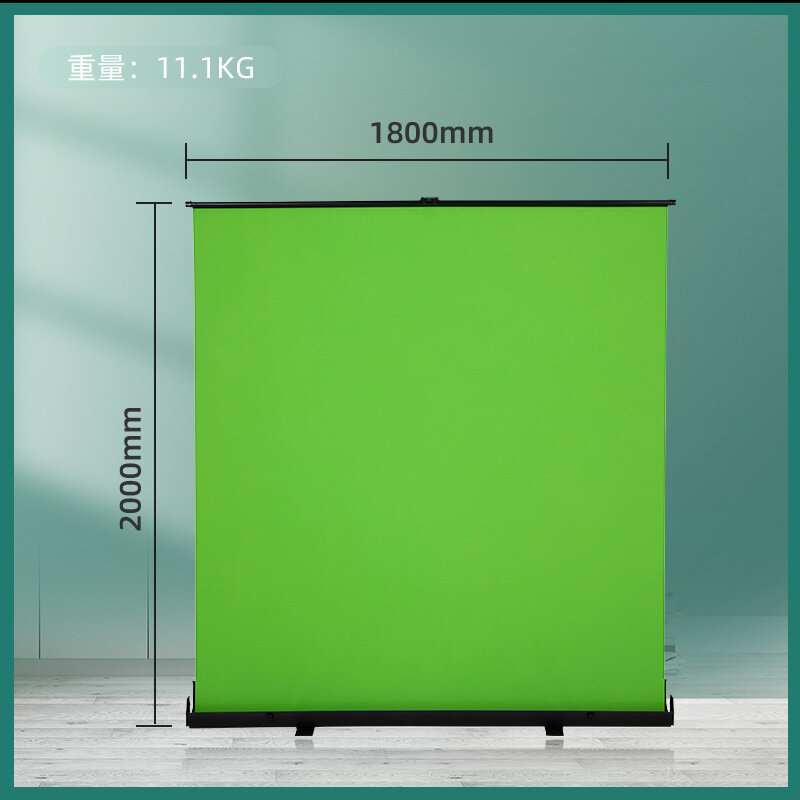 Зеленая ткань для прямой трансляции, специальный фон с интегрированным портативным регулируемым зеленым экраном и отражателем