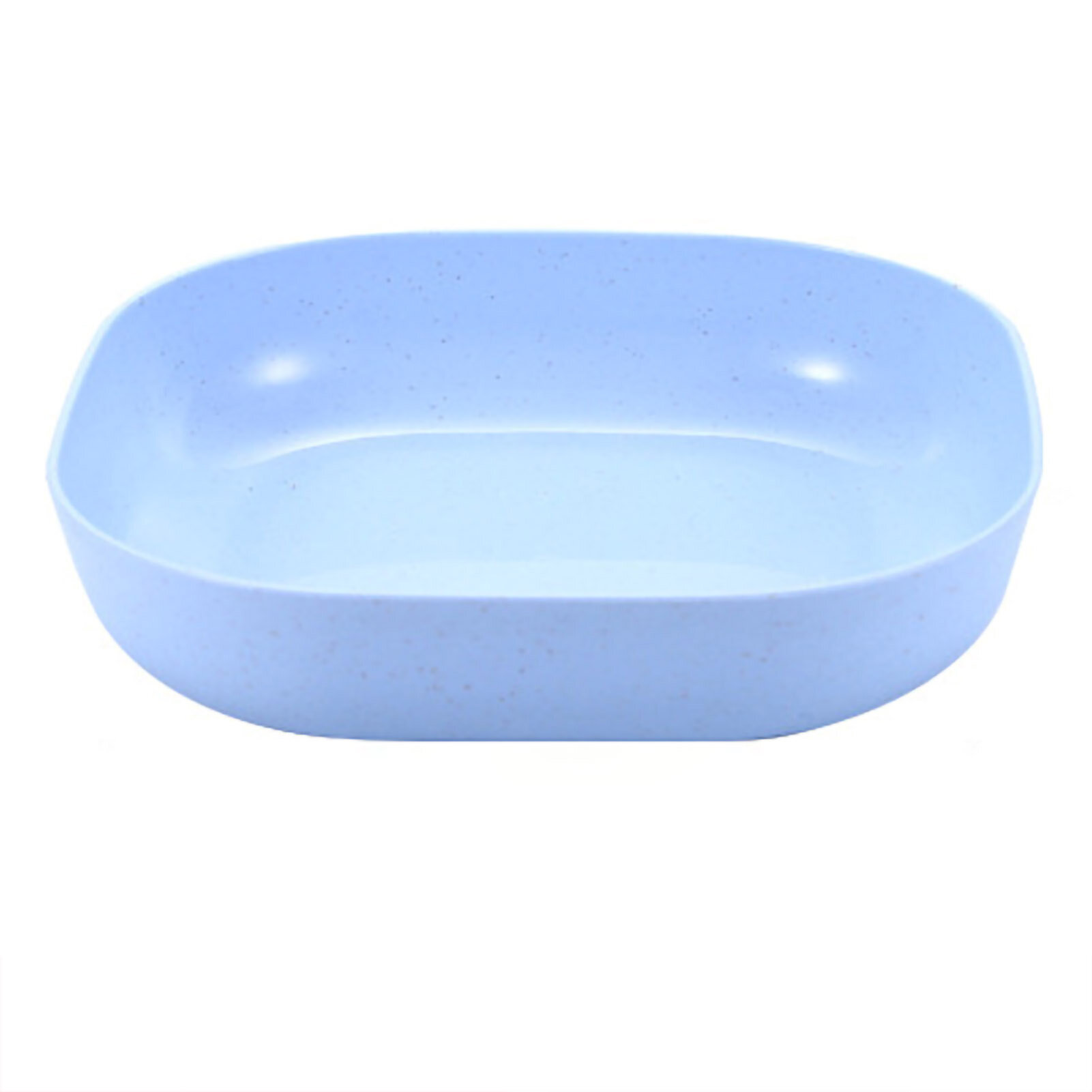 Обеденный залог на таблицу пшеница соломенная посуда для блюд для блюд с подачей соуса DippingDeep Square Blue