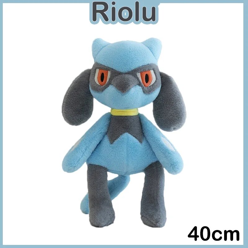 Плюшевая игрушка Pokemon Riolu, 40 см, Цвет: Riolu-40cm