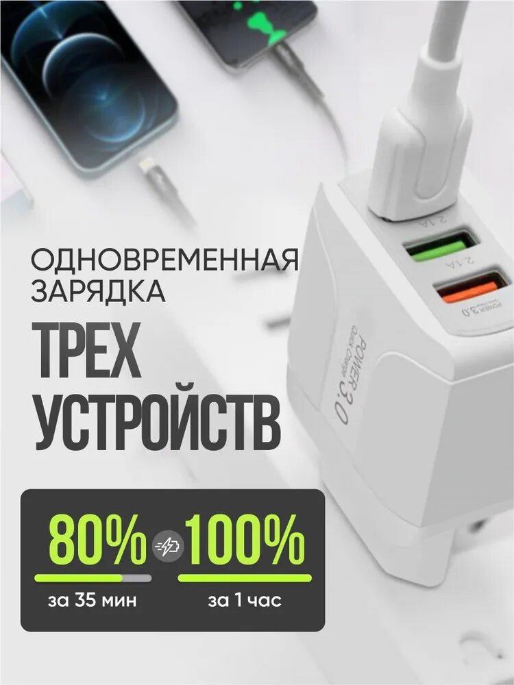 Сетевое зарядное устройство — фото 1