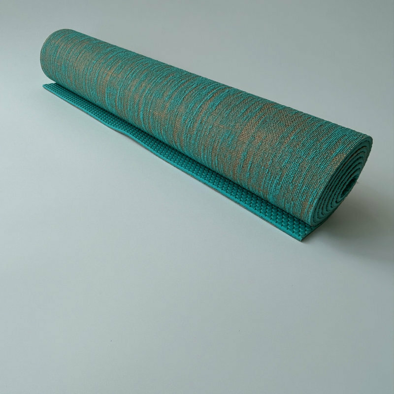 Горячая распродажа SG ПВХ джутовый коврик для йоги, нескользящий, впитывающий пот, коврик для прыжков, амортизирующий, звукоизоляционный, коврик для йоги в студии фитнеса, льняной коврик для йоги