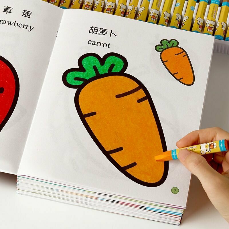 Детская книга для рисования, раскраска для малышей 2-3-6 лет, книга для рисования в детском саду, набор для рисования