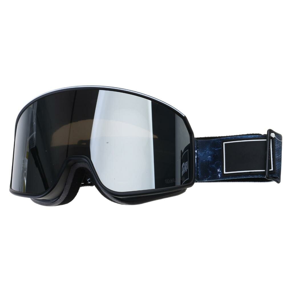 Сноубордические очки с УФ-защитой, Серебро