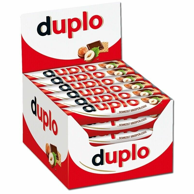 Шоколадный батончик Ferrero Duplo 40 шт. по 18,2 гр. (Германия)