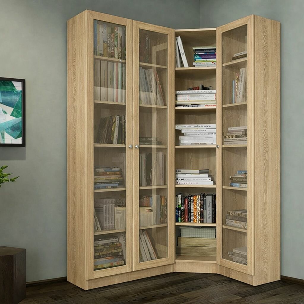 Угловой стеллаж Billy 19, цвет дуб сонома