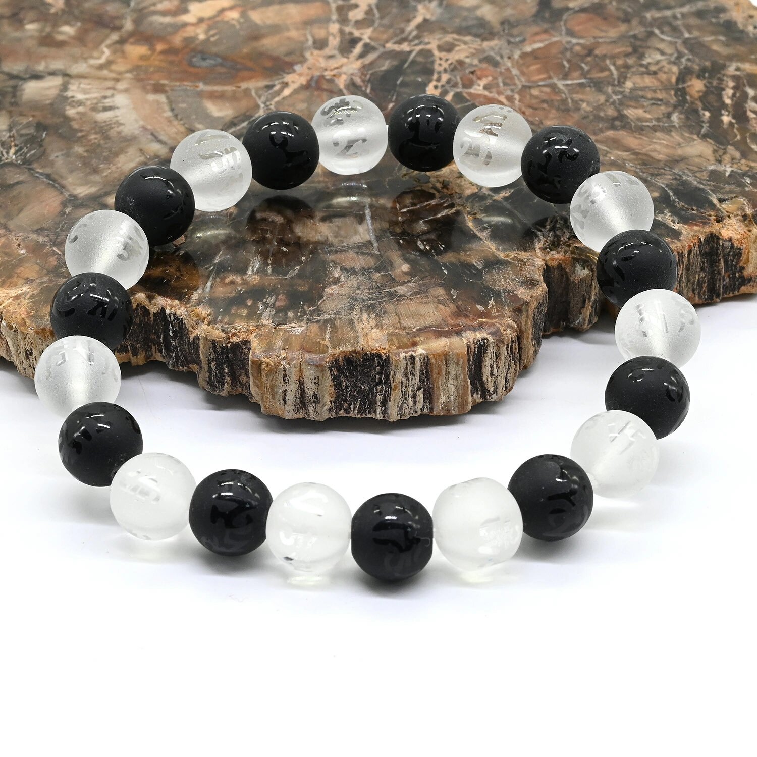 Браслет, горный хрусталь