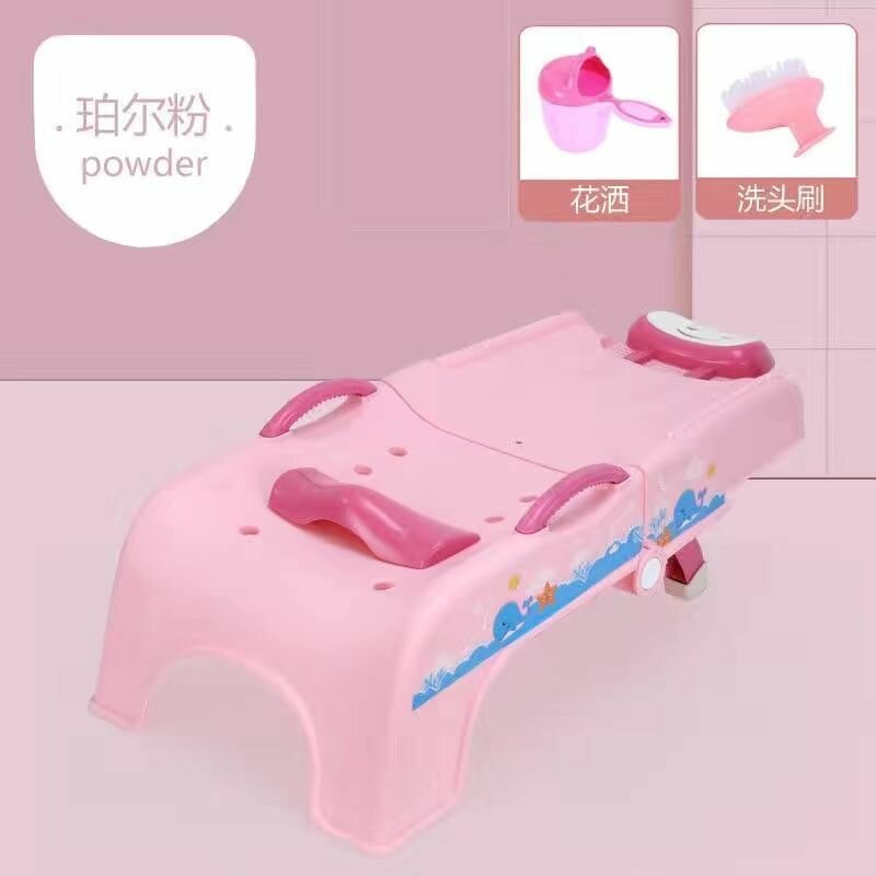 Детская кресло-кровать для мытья волос, стул для мытья волос младенцев, домашний табурет для детей, складной, оптом