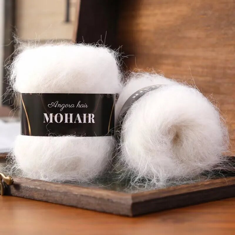 Пряжа из альпаки и мохера, для свитера ручной работы, сделай сам,1 кусок,25 г