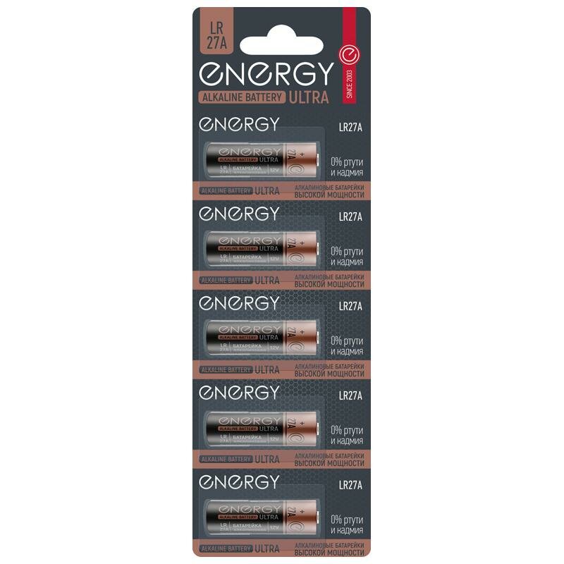 Батарейка ENERGY LR27A/5B ULTRA ALKALINE AA за 5ШТ
