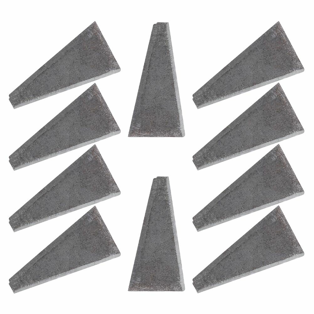 Треугольные клинья из высокоуглеродистой стали для инструментов и усиления, набор 20 шт