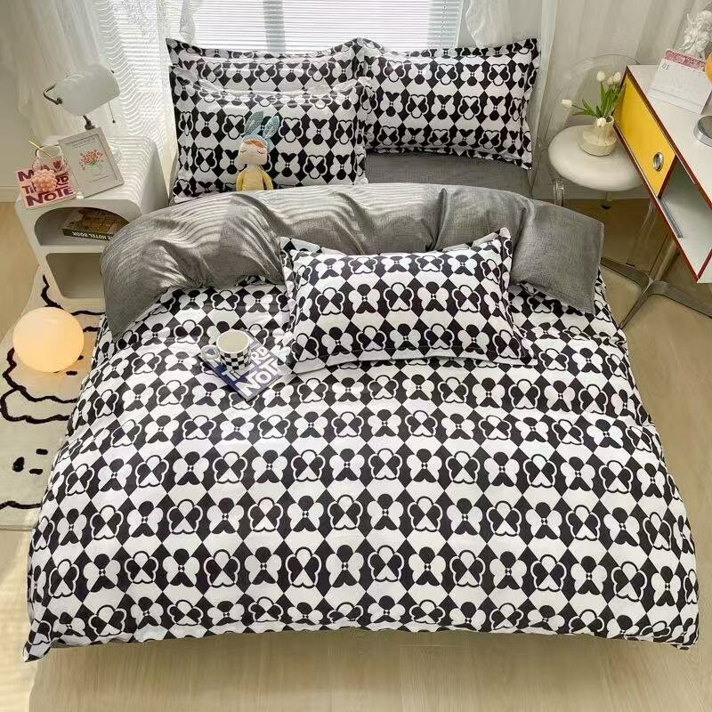 Комплект постельного белья из хлопка для девочки 4 шт. Queen(1.8m bed)