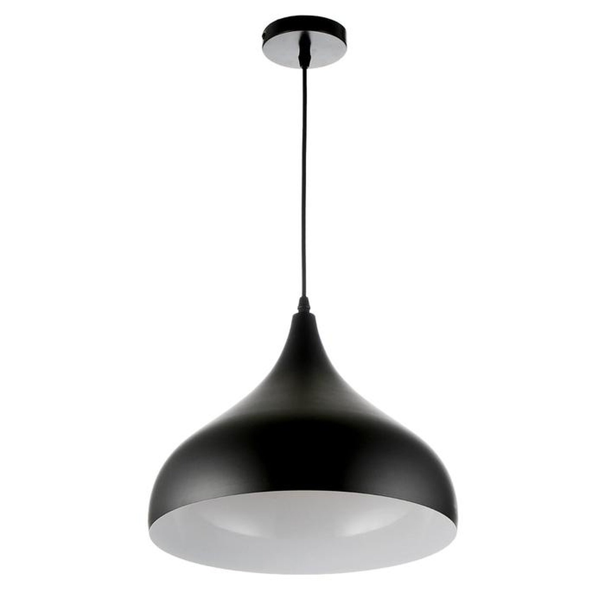 Светильник BayerLux "Купол", 1×60 Вт, E27, цвет черный, 31×31×31 см