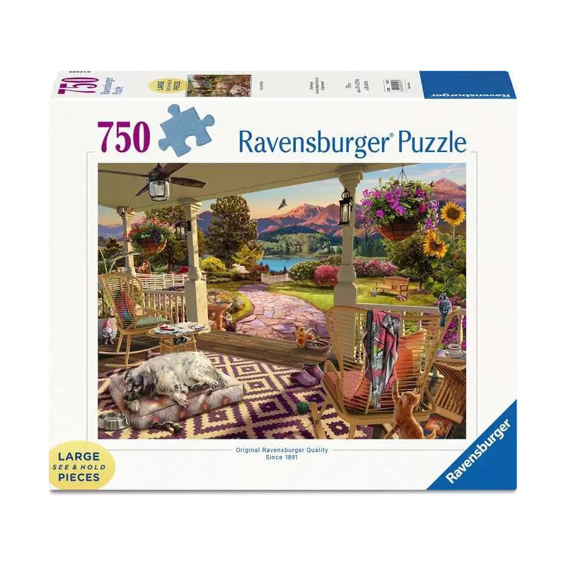 Пазл Ravensburger 750 Уютное крыльцо, арт.17457, классический
