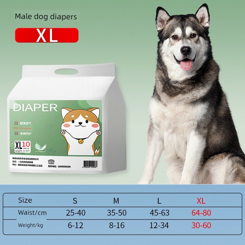 Специальные гигиенические трусы для собак из Аляски, физиологические трусы для крупных собак, подгузники для самок,