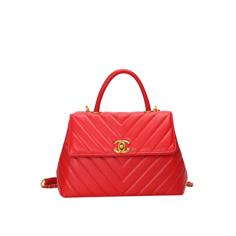 2026 Последние сумки, кросс-бордер 2025, новая мода, универсальная сумка через плечо для женщин, высококачественная сумка в стиле Chanel, стеганая сумка