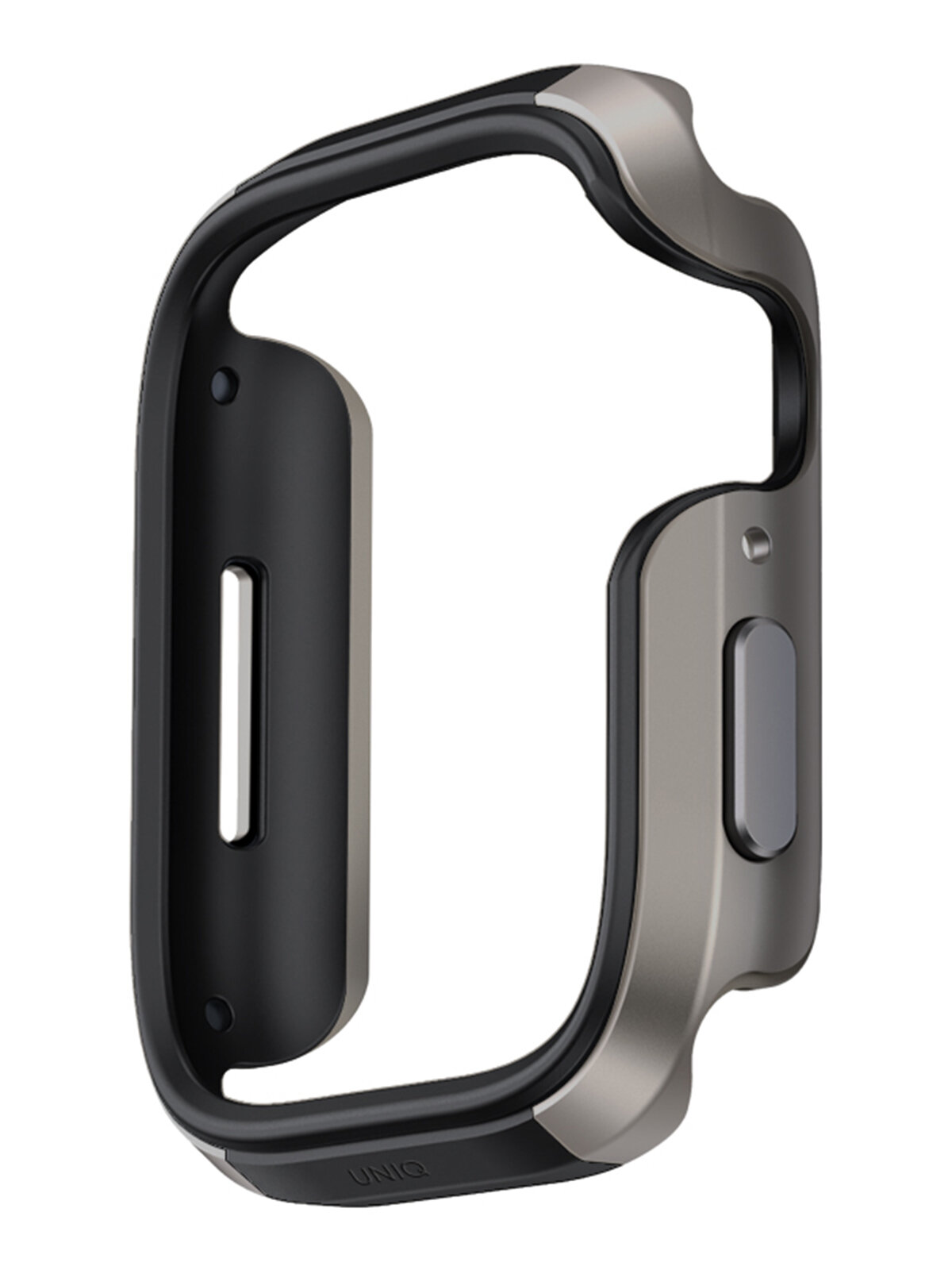 Uniq для Apple Watch 10/11 46 мм чехол Valencia aluminium Titanium Silver