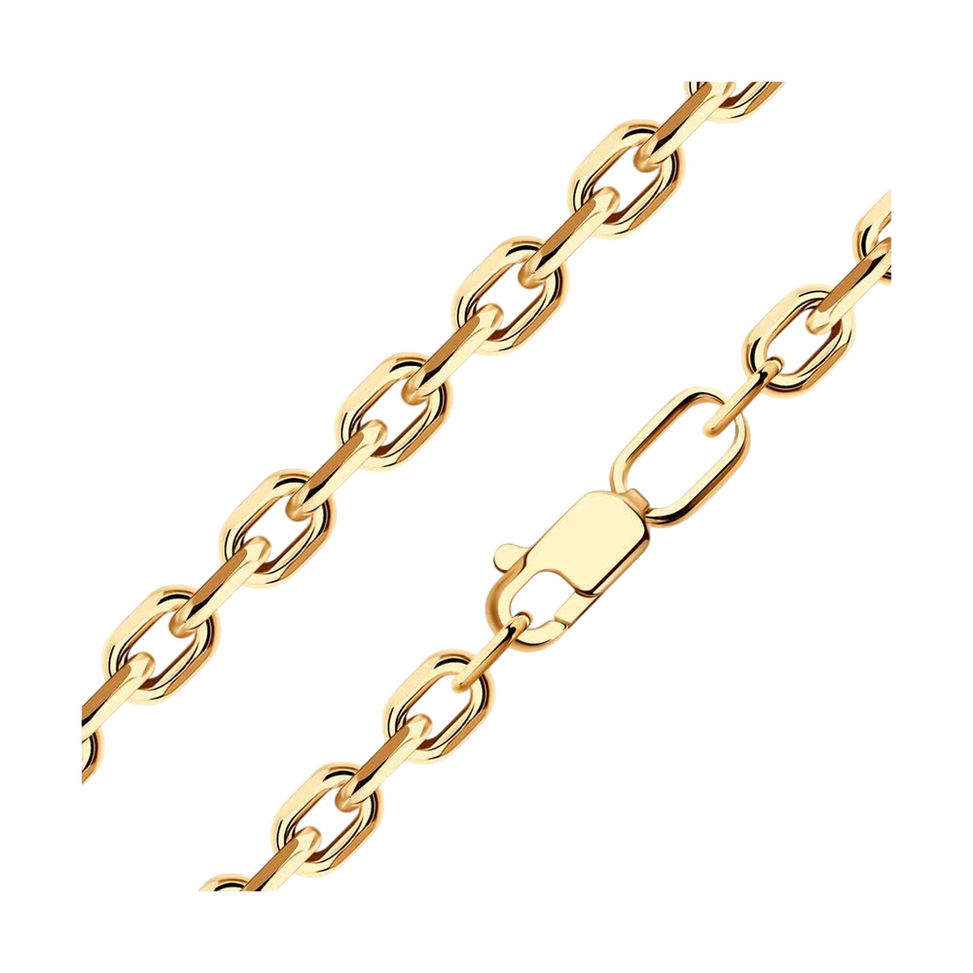 Цепь красное золото, 585 проба