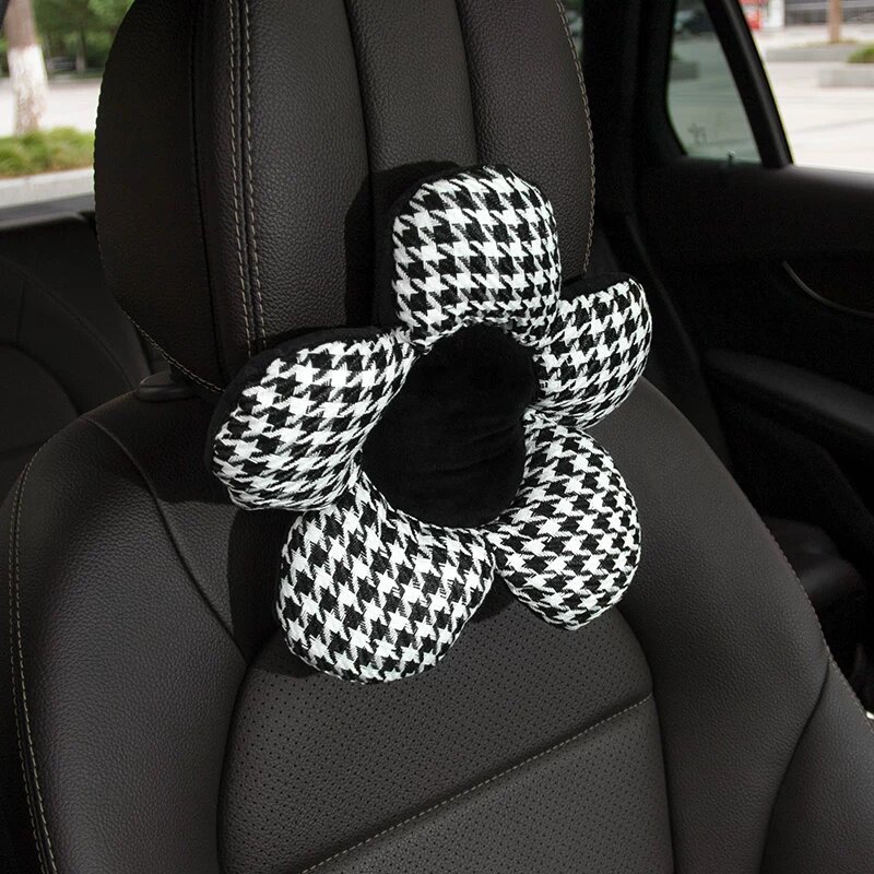 Зимняя плюшевая накидка на автомобильное сиденье, высококачественная, женская, с камелиями, цельная, для заднего