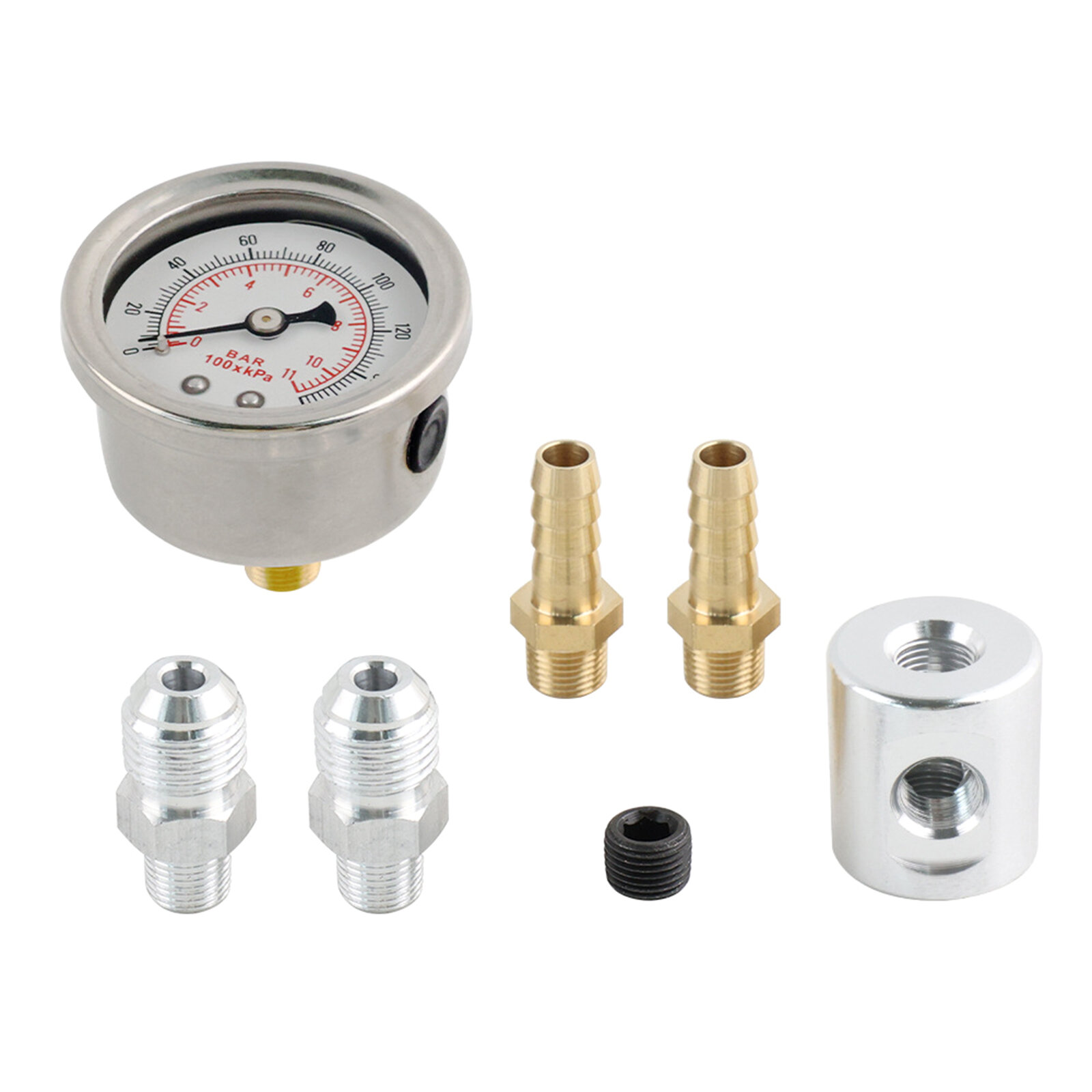 Регулятор давления с измерителем 1/8 NPT 0-160PSI универсальный