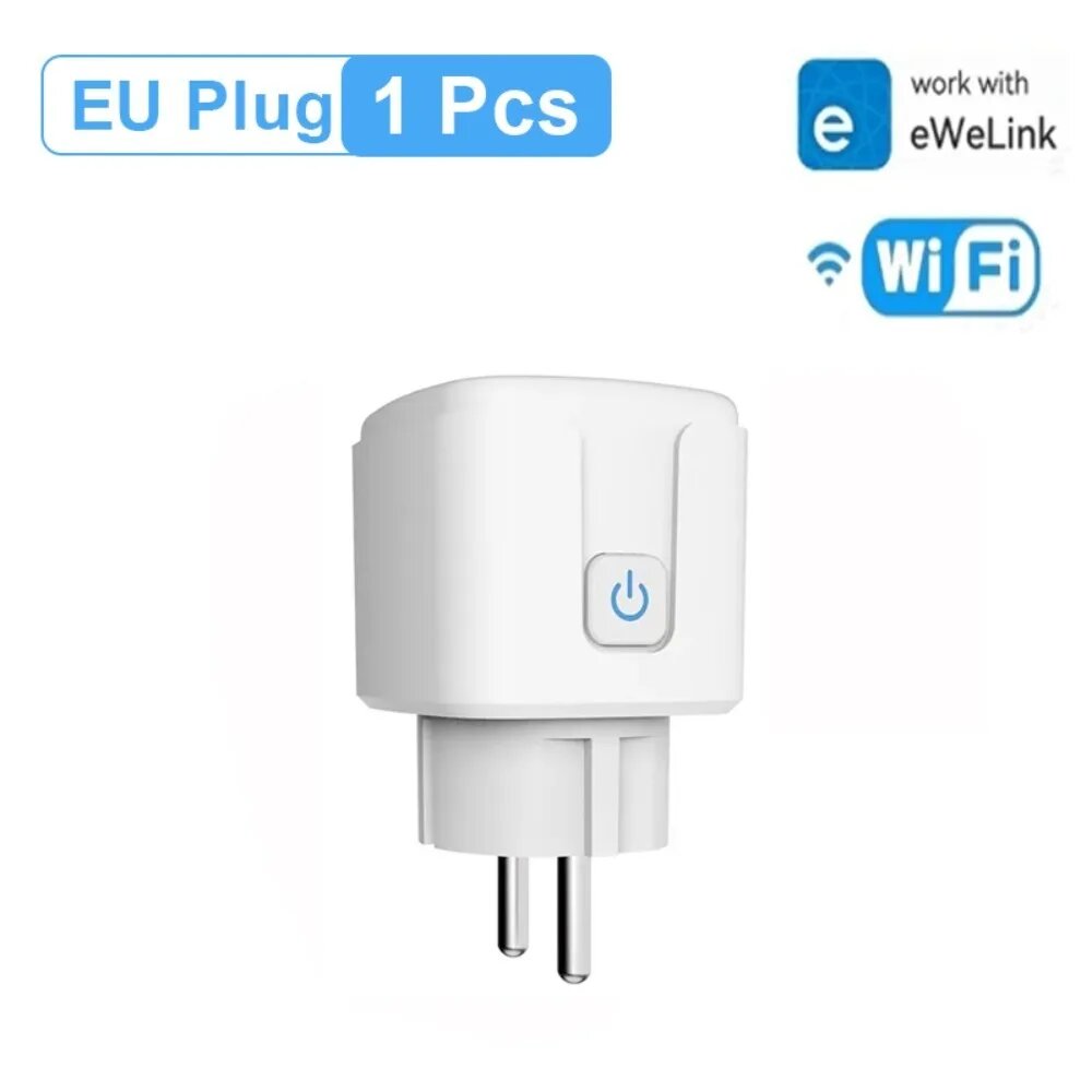 Смарт-розетка CBE Tuya 16А Ewelink WF eu 1PC