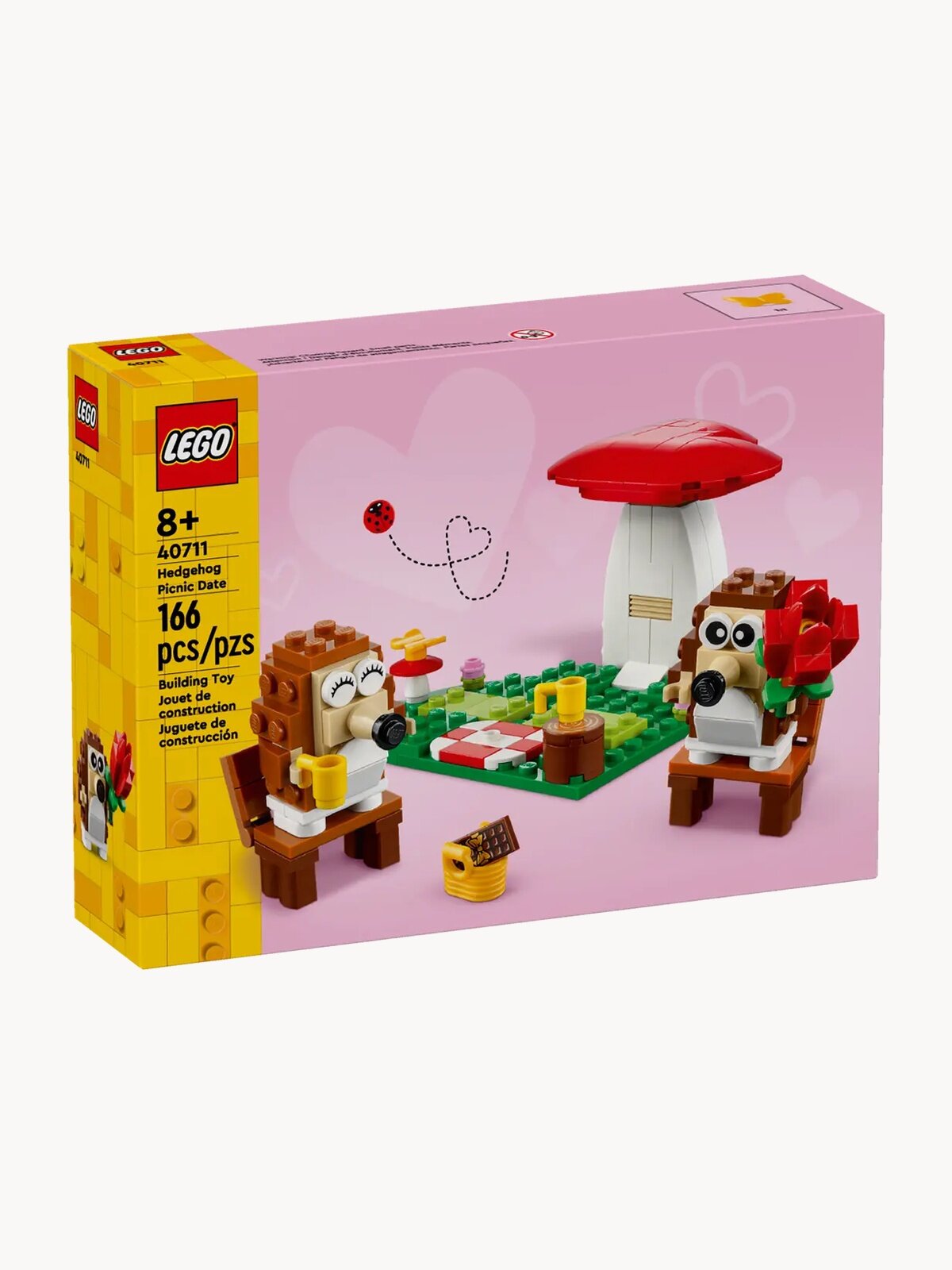 Конструктор LEGO 40711 Свидание ёжиков на пикнике, разноцветный, 166 дет.