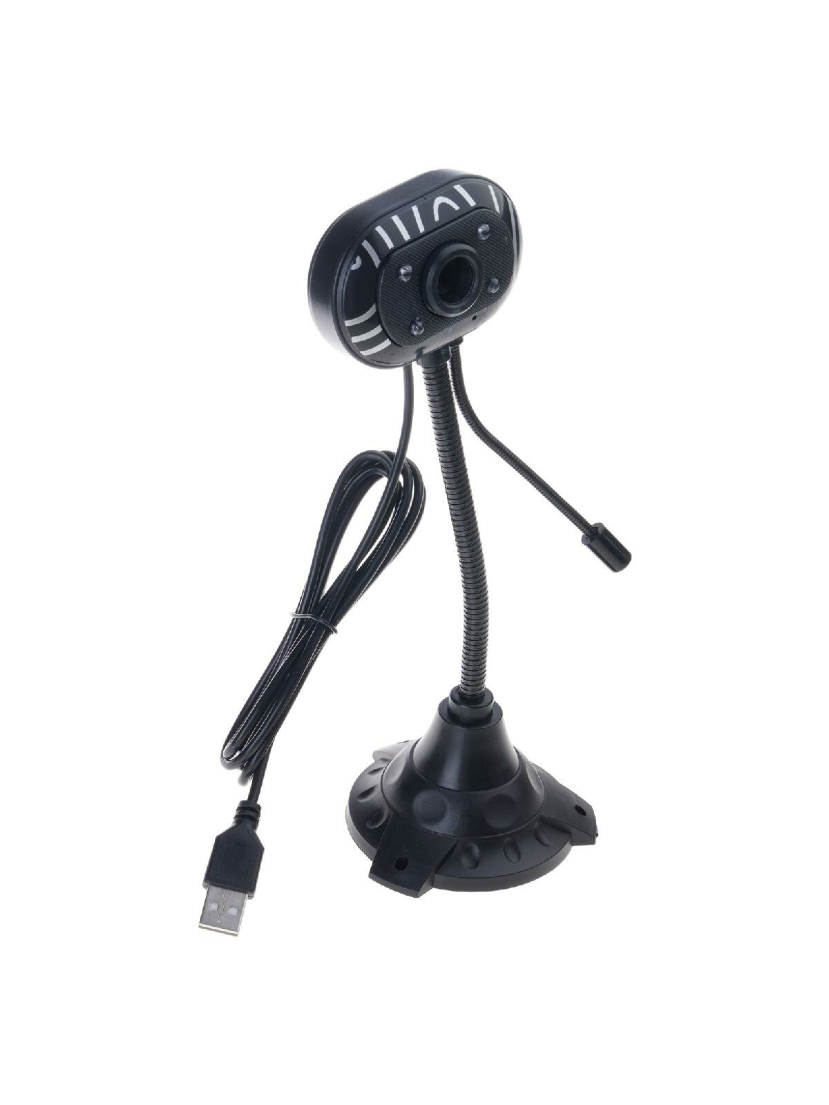 Мини-веб-камера высокой четкости USB-поворотная камера для ПК с поворотом на 360 градусов