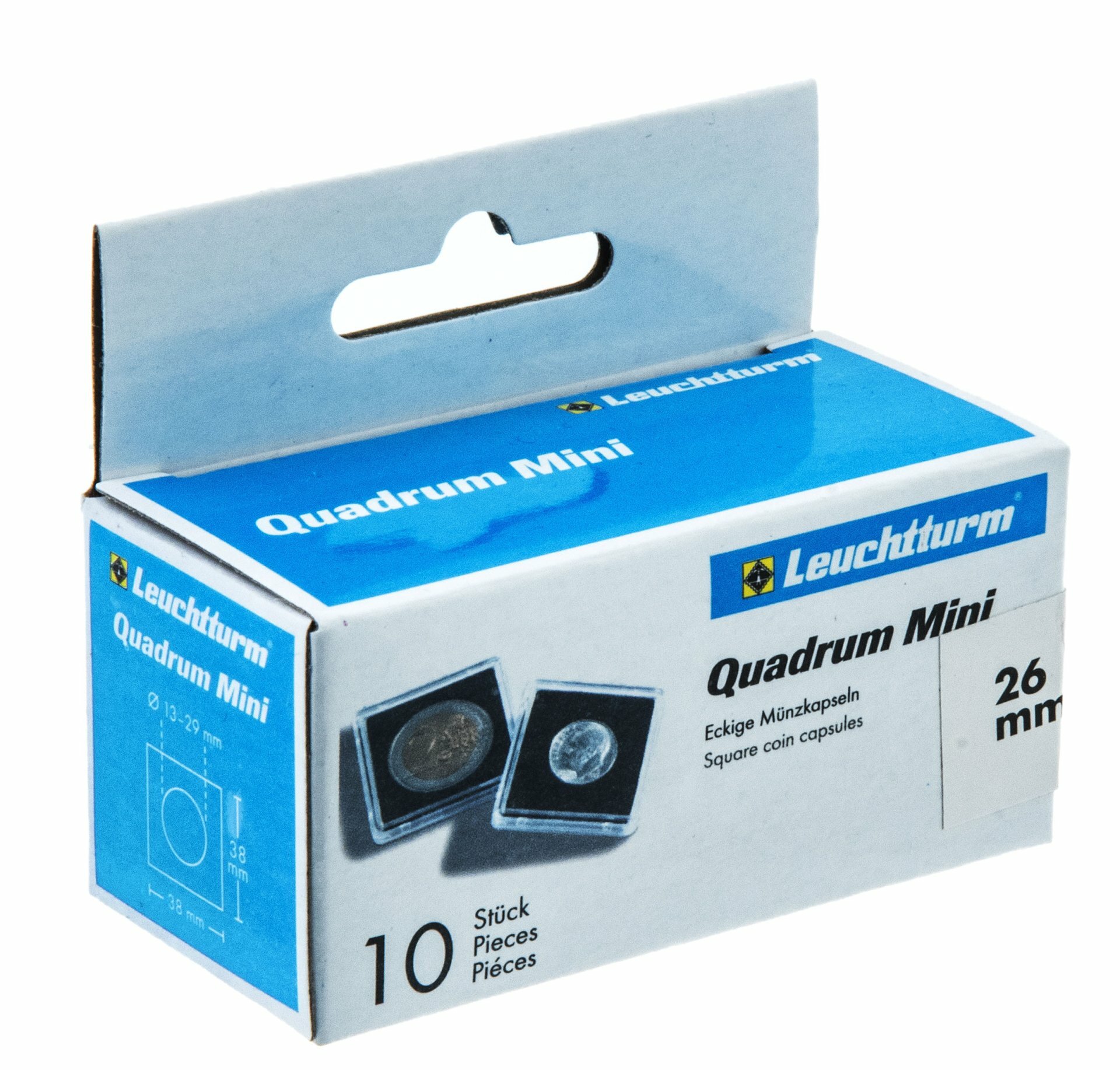 Капсула для монет Leuchtturm QUADRUM Mini 26 мм