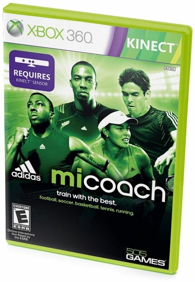 Adidas miCoach (для Kinect) (Игра на диске) (Английская версия) (Xbox 360) — фото 1