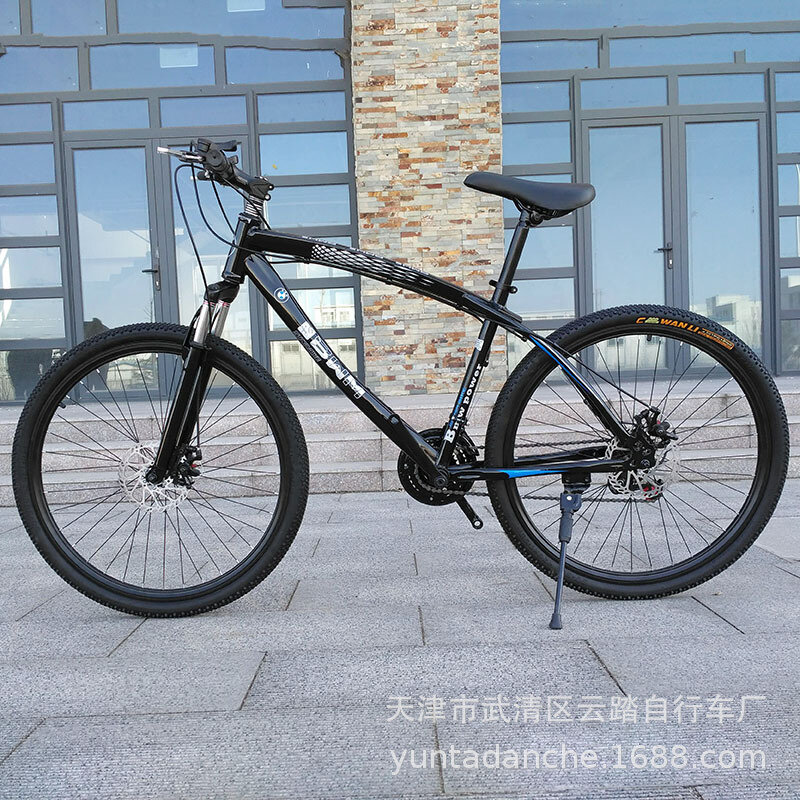 Горный велосипед в стиле BMW для взрослых, мужчин и женщин, с амортизаторами и дисковыми тормозами, подходит для внедорожных гонок, езды по шоссе и использования студентами.