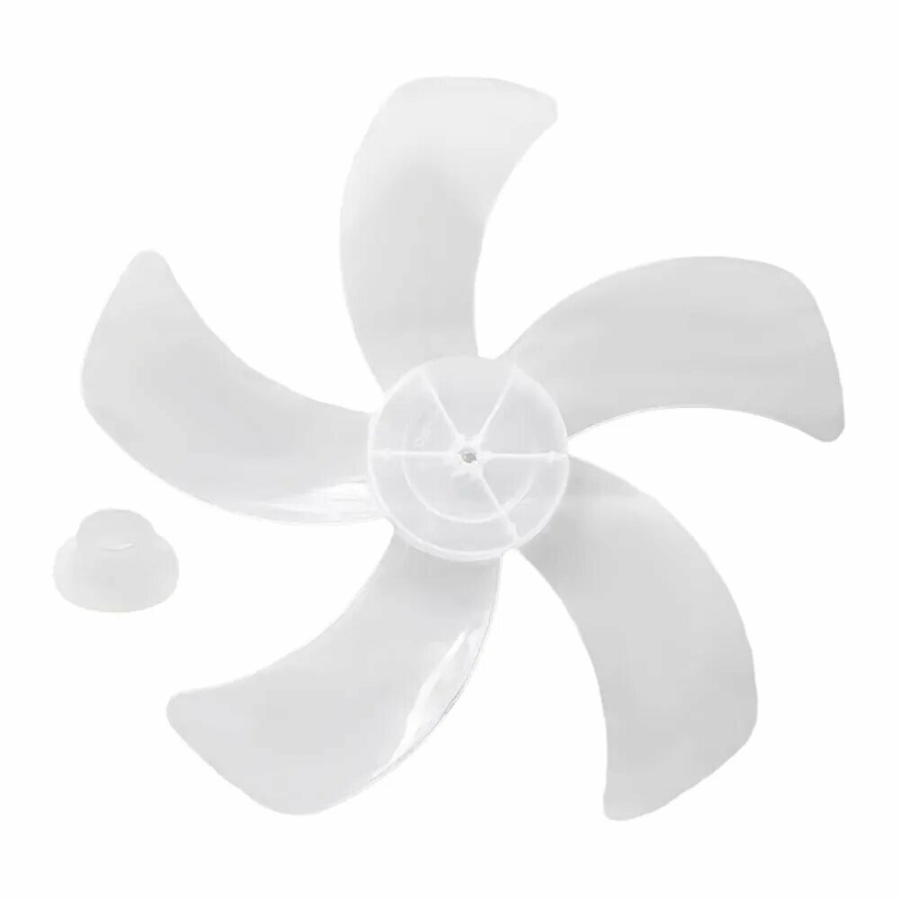 Запасная лопасть вентилятора для напольных, настольных и настенных вентиляторов, 5 лопастей, белая, 375 мм, универсальная