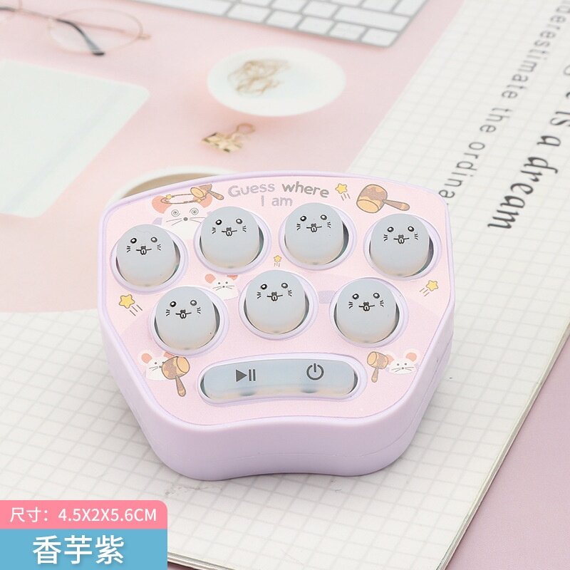 Мини консоль для игр в виде мультфильма на брелке с LED-подсветкой, идеально подходит для подвешивания, стиль D