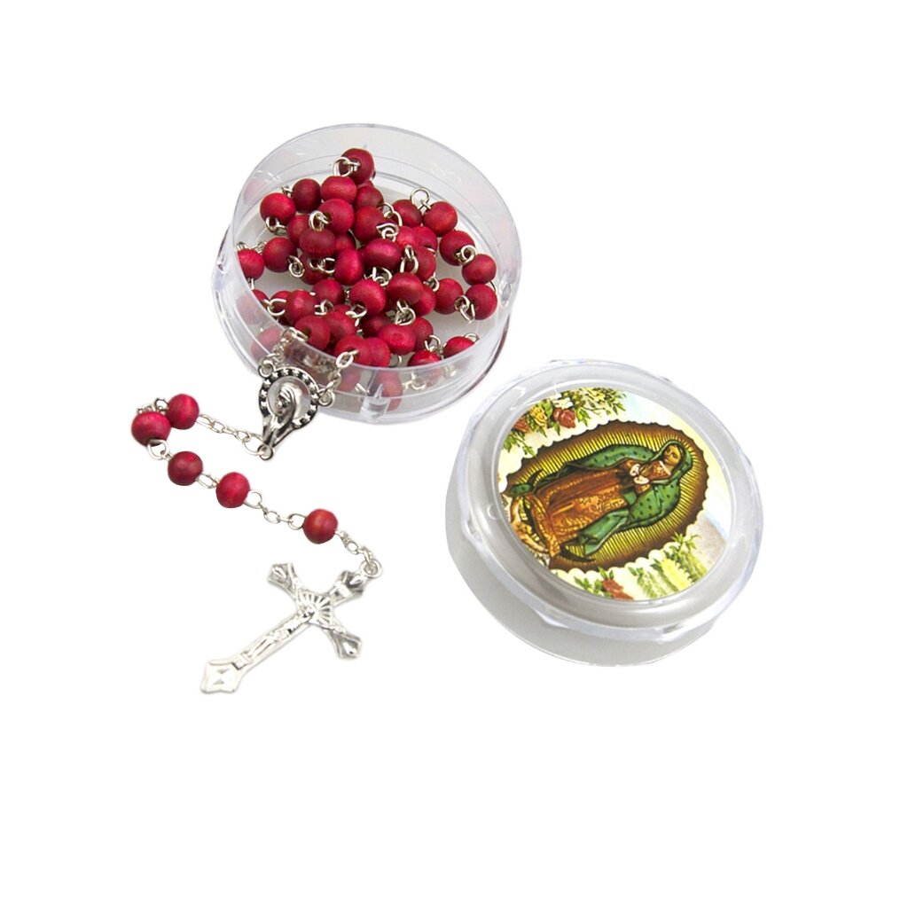 Подарочная коробка, Кресты, ожерелье с четками из душистого дерева для верующих христиан