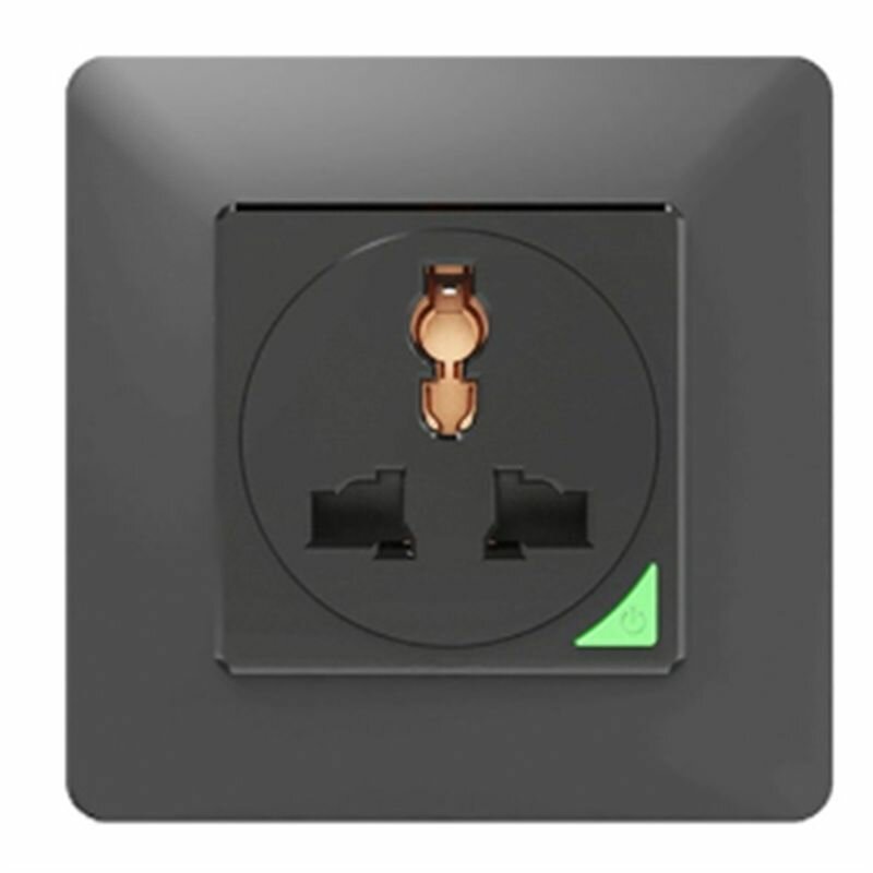 Розетка Tuya Power Socket для дома, черная, ZigBee