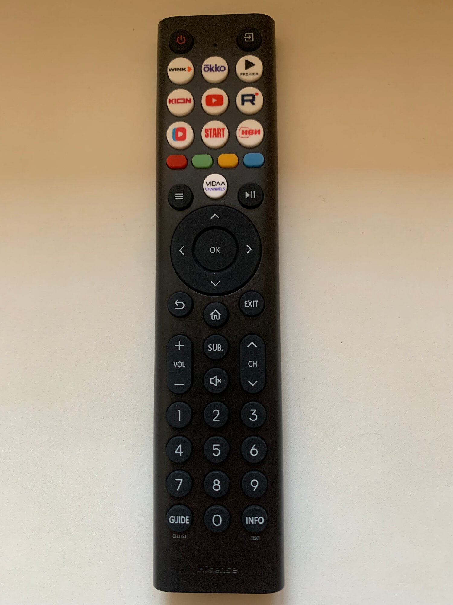 Hisense EN2A38 пульт оригинальный без голоса