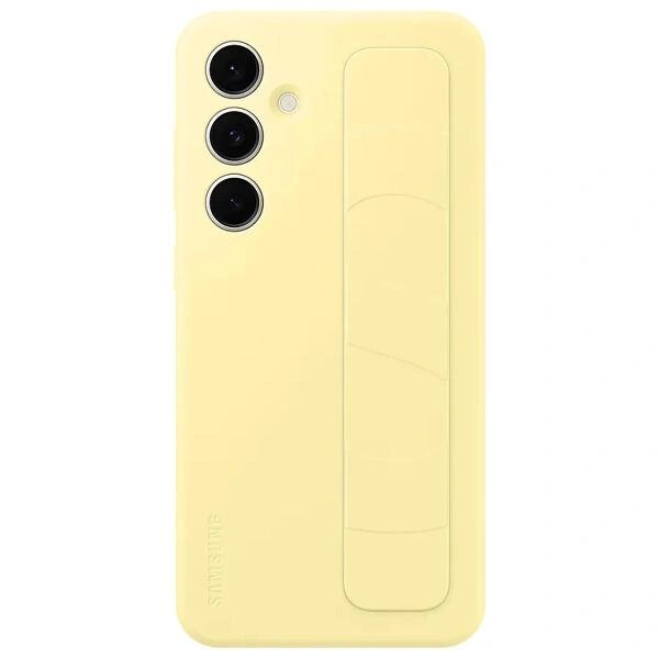 Чехол Samsung Standing Grip Case S24 FE желтый