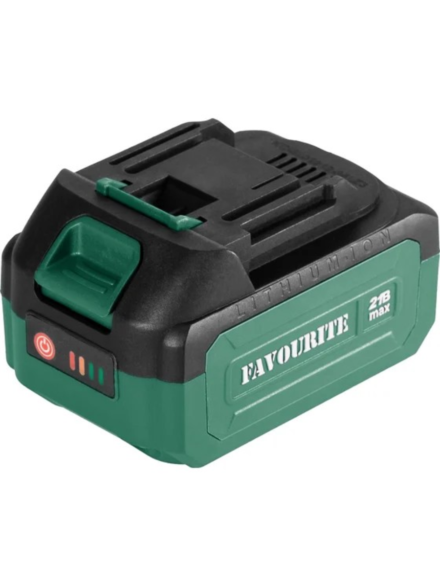 Аккумулятор для шуруповерта FAVOURITE OBS21/4 21В, ONE BATTERY SYSTEM, Емкость 4 А*ч, Li-Ion
