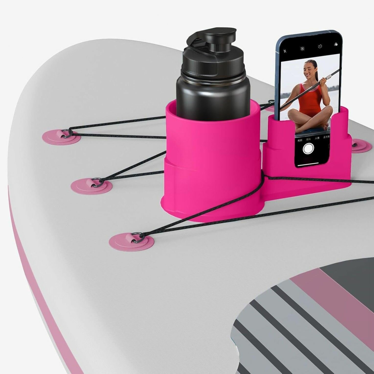 Эксклюзивный крепеж Dailyliff для смартфона и напитков на серфовую доску или каяк