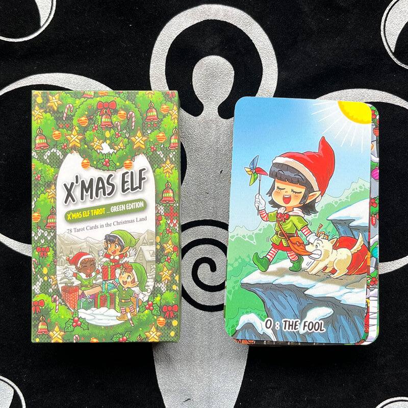 Карты Таро Рождественский Эльф / X'MAS ELF / Состав - картон / 78 шт.