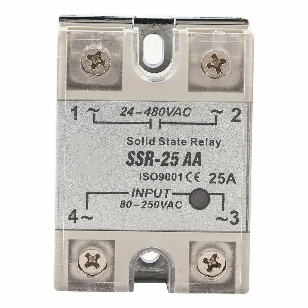 SSR-25 AA 25A твердотельное реле модуль ACAC вход 80-250V AC выход 24-480V AC для автоматизации управления