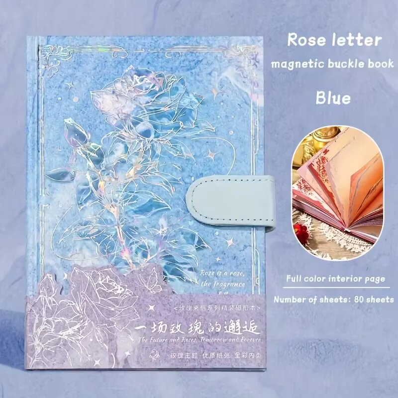 160-сторонняя школьная принадлежность, винтажные цветочные розы, дневник с буквами, тетради, блокнот для путешественников, блокноты для письма, офисные блокноты