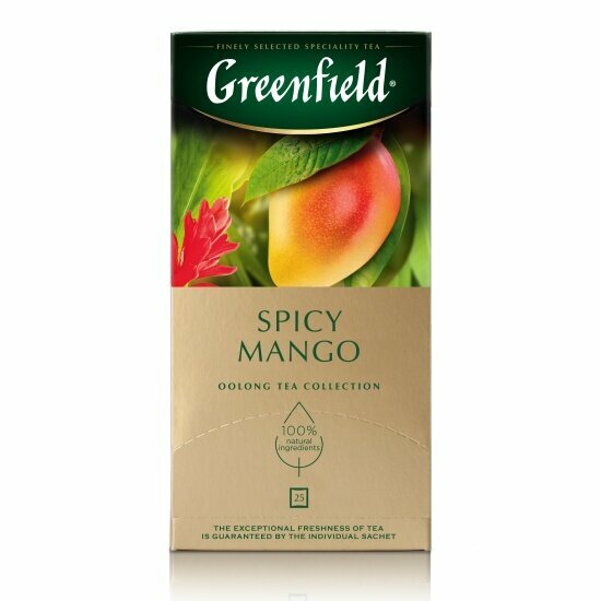 Чай Greenfield Spicy Mango, улун, 25 пакетиков