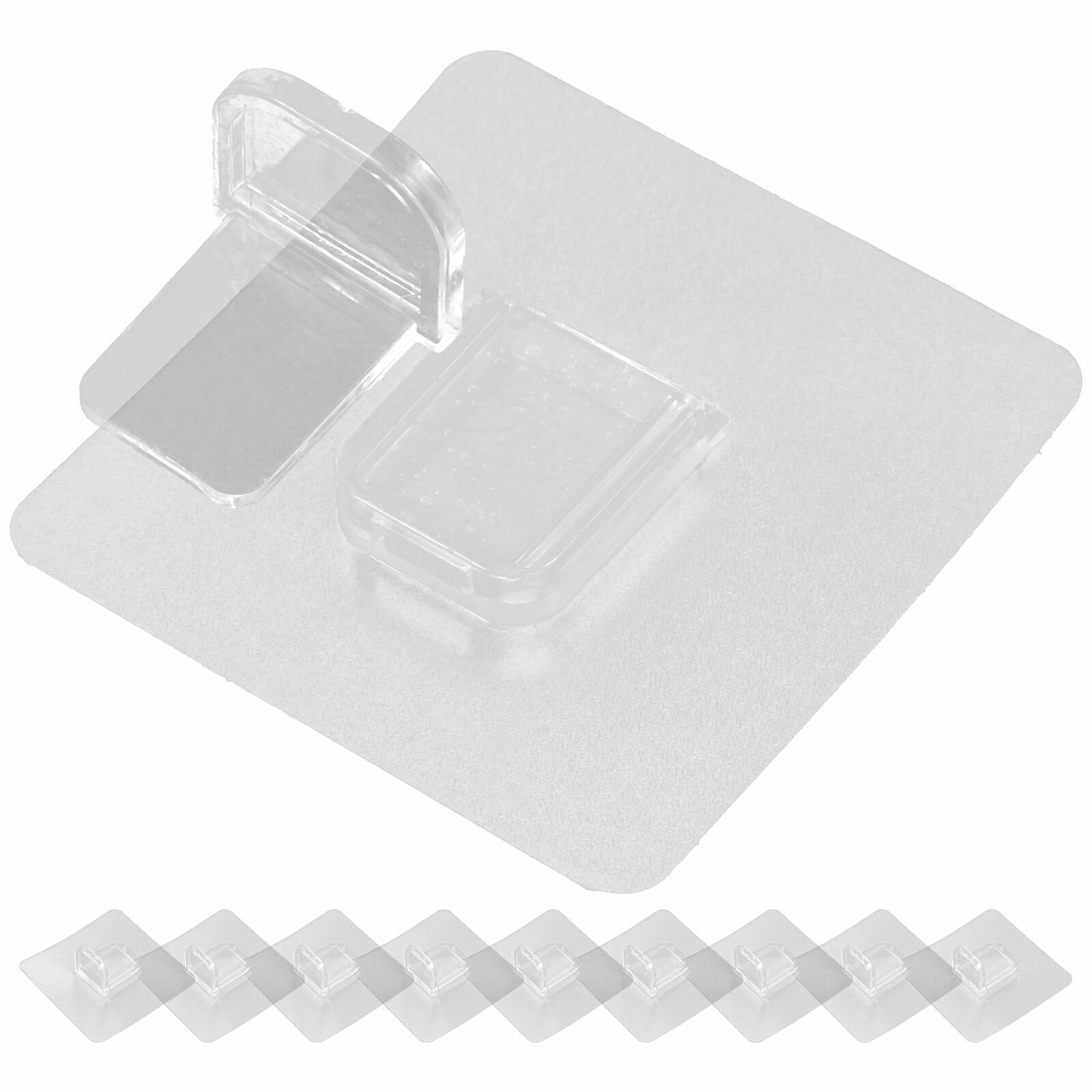 Набор прозрачных пластиковых держателей для полок для шкафов, 10 шт